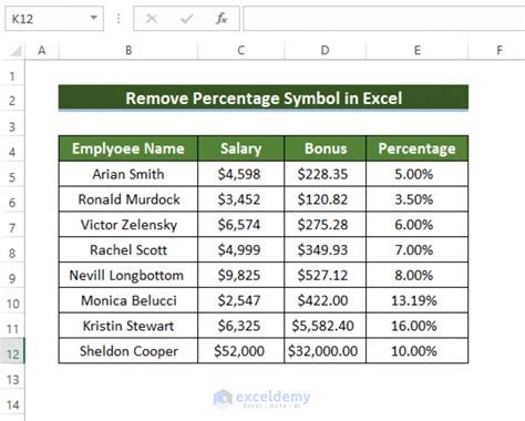 How To Remove Percentage Symbol In Excel 7 Ways ExcelDemy