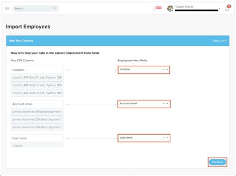 HR Platform Importing Employees Via CSV Employment Hero HelpCentre AU