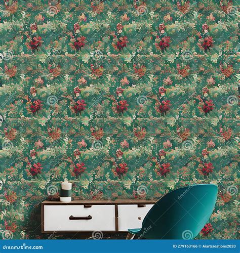 994 Retro Floral Wallpaper A Retro And Vintage Inspired Background