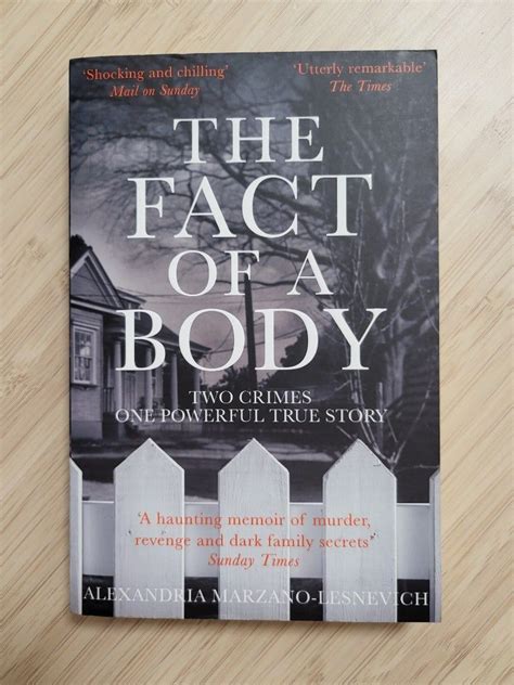 The Fact Of A Body True Crime By Alexandra Marzano Free Normal Mail