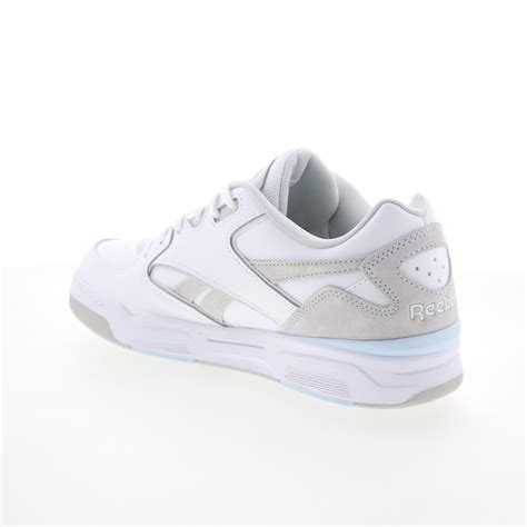 Reebok Bb 4500 Dmx Mens White Leather Lace Up Lifestyle Sneakers Shoes
