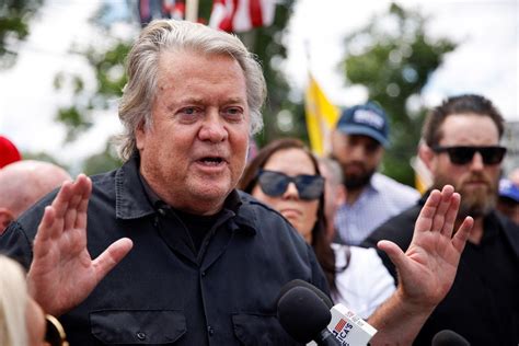 Steve Bannon Reports To Prison For Contempt As He Urges Supporters To