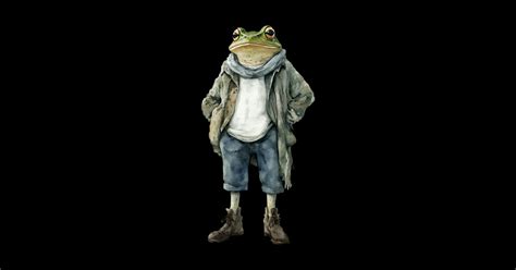 Cute Cottagecore Frog Cottagecore Sticker Teepublic