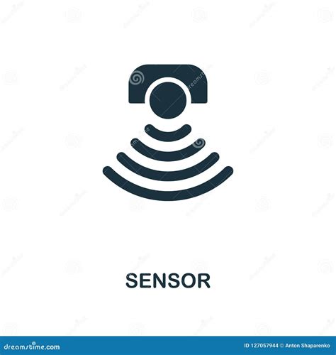 Sensor Icon Monochrome Style Design From Machine Learning Icon Collection Ui And Ux Pixel