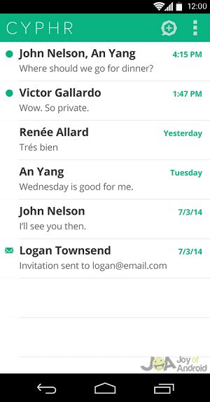The 8 Best Android Apps For Sending Encrypted Messages Joyofandroid