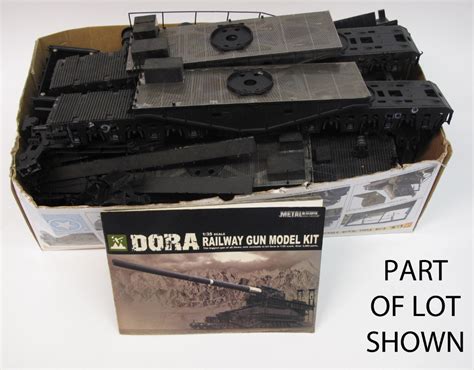 Dora 1/35 Scale German Railway Gun Model Kit, part made, some parts ...