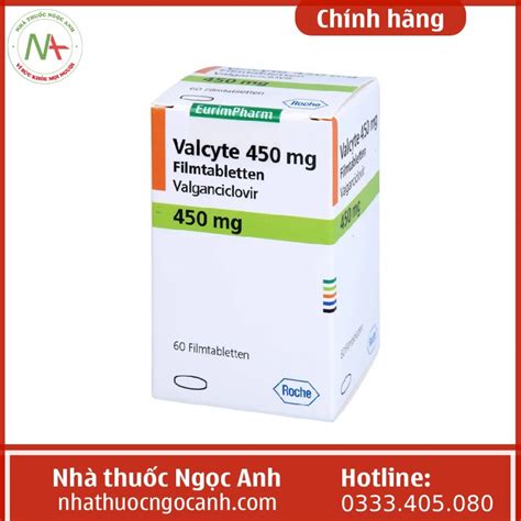 Thuốc Valcyte 450 Mg Là Thuốc Gì Giá Bao Nhiêu Mua ở đâu Có Tác Dụng Gì