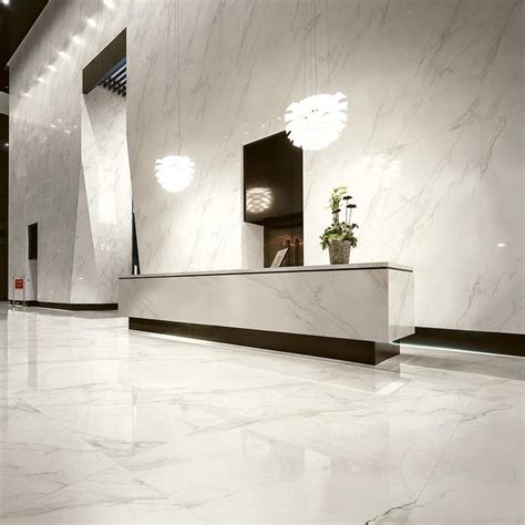 Calacatta Polished Porcelain Tiles 120 X 60cm Total Look Tiles
