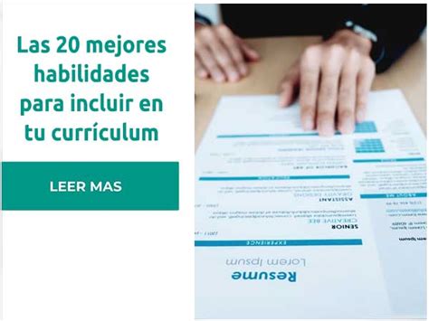 Las 20 Mejores Habilidades Para Incluir En Tu Currículum