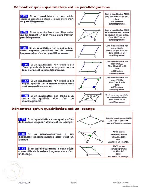 Quadrilatère Pdf