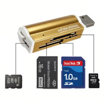 USB All In 1 Multi Memory Card Reader Memory Cards Not Included Click And Buy NZ