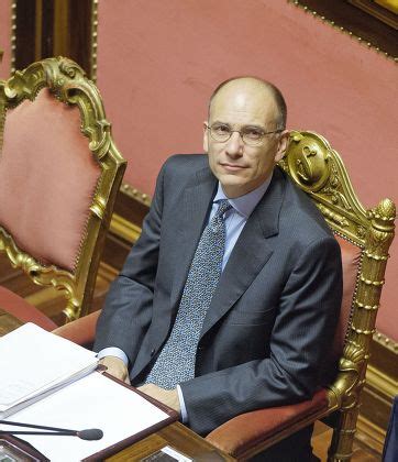 Prime Minister Enrico Letta Editorial Stock Photo Stock Image