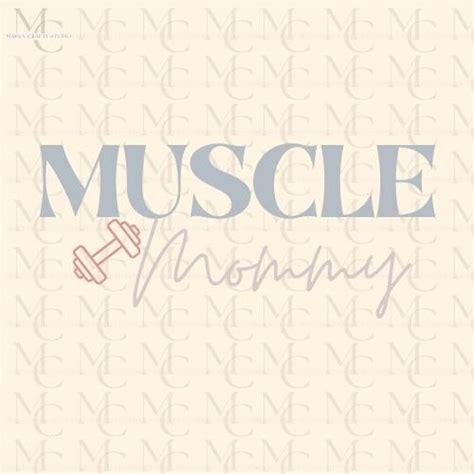 Muscle Mommy Gym Svg Etsy