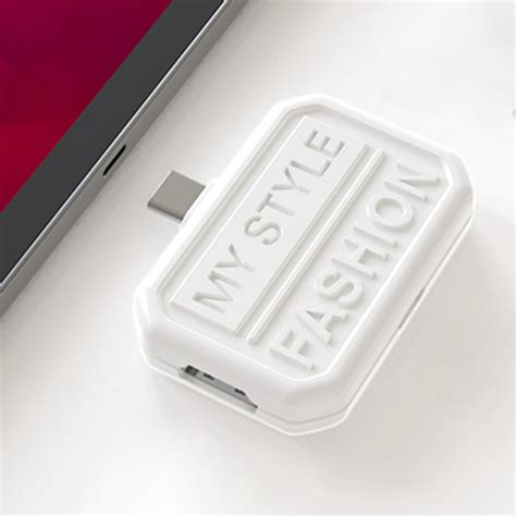 Divisor De Concentrador Usb Portátil 3 En 1 Dock Station Hub Para