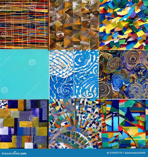1488 Abstract Collage Art A Creative And Eclectic Background Featuring