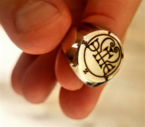 Alchemy Goetia Ring Witchcraft Amulet Love Magic Zepar Sigil Etsy