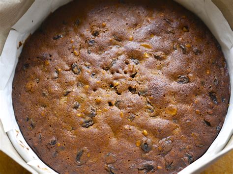 Cherry Brandy Christmas Cake Oat Milk And Cookies