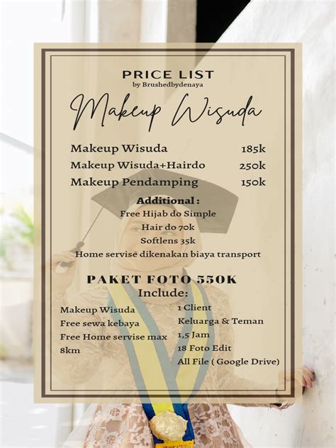 Pricelist Makeup Wisuda Pdf