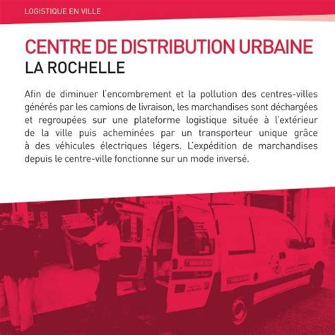 CENTRE DE DISTRIBUTION URBAINE Centre Ville En Mouvement