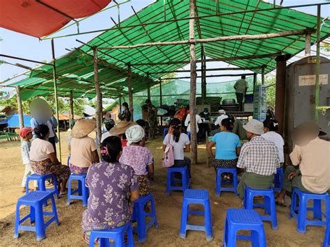 စစ်ဘေးရှောင်ပြည်သူ ၃၉၄ ဦးကို ယောဒေသ The Nation Voice