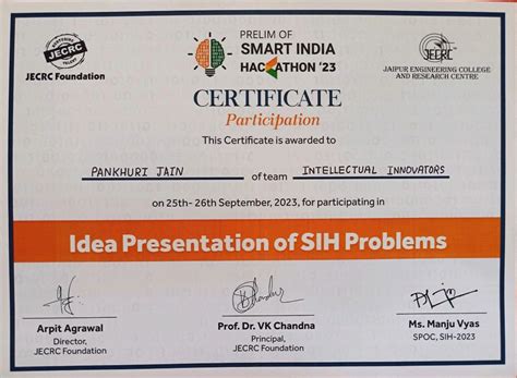 Smartindiahackathon Innovation Problemsolving Pankhuri Jain