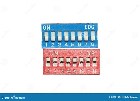 DIP Switches Isolated Stock Photo Image Of Electronics DIP Switches Isolated Stock Photo Image Of Electronics
