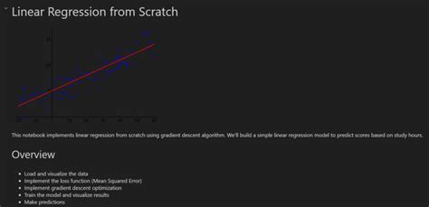 Machinelearning Linearregression Gradientdescent Fromscratch