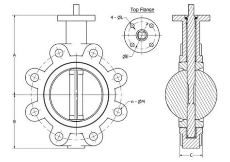 Dimensions Of Class 300 Butterfly Valves Wafer And Lugged 43 Off