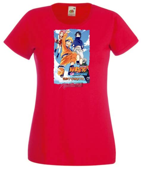 Anime Fan Naruto D Női Rövid Ujjú Póló Artpaer Shop