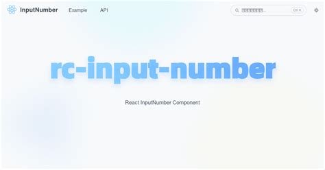 Rc Input Number Codesandbox