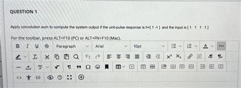 apply convolution sum to compute the system output if