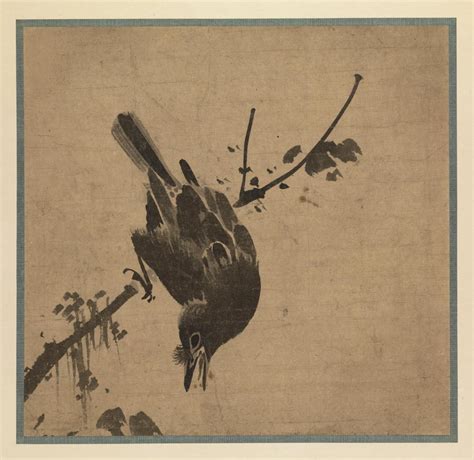 53林良 木鸟图 303×313国画超高清大图原图扫描真迹全图书画图片下载