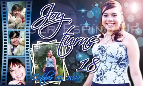 Birthday Tarpaulin Layout Design