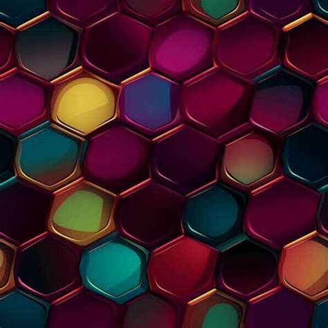 download vibrant hexagonal pattern for abstract wallpaper and surface