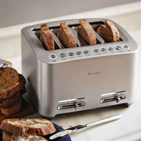 Breville Die Cast 4 Slice Smart Toaster Williams Sonoma