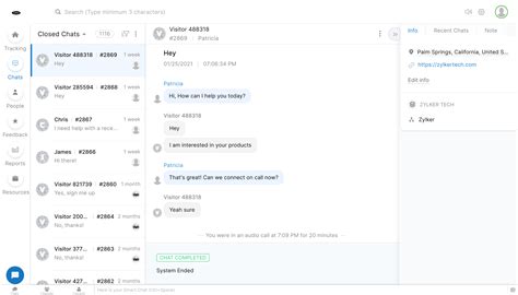 chat history