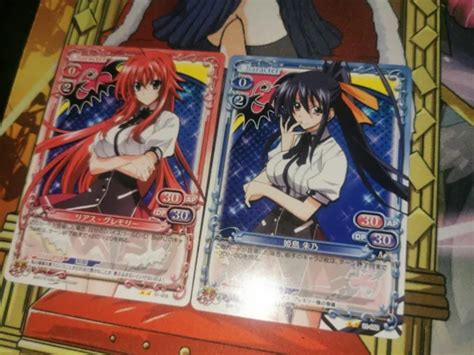 Rias Gremory Akeno Himejima Nm High School Dxd Precious Memories 2015