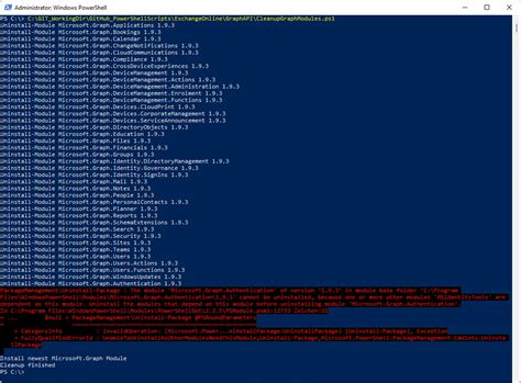 microsoft graph powershell modules 1 9 5 released icewolf blog