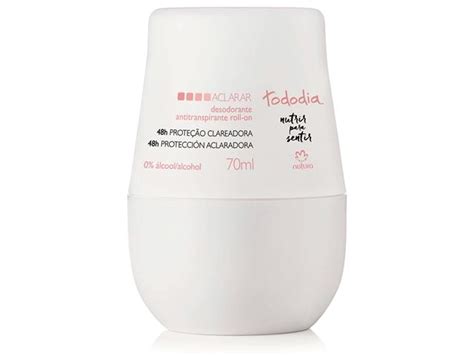 Desodorante Roll On Natura TodoDia Aclarar Antitranspirante 70ml Orbia