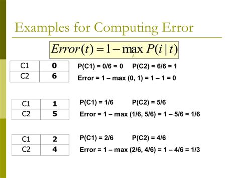 Decision Tree Based Classification Ml Ppt