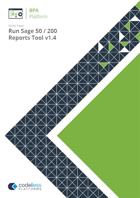 Sage Reporting Tool Run Sage 50 200 Reports