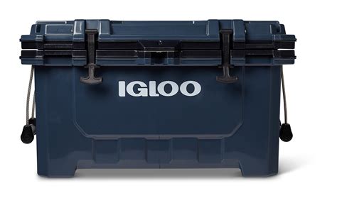 Igloo Tan Imx 70 Qt Lockable Insulated Ice Chest Injection Molded Cooler Rugged Blue Cooler For