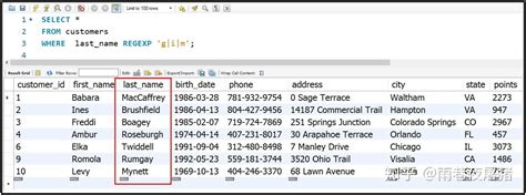 SQL学习笔记 REGEXP 知乎
