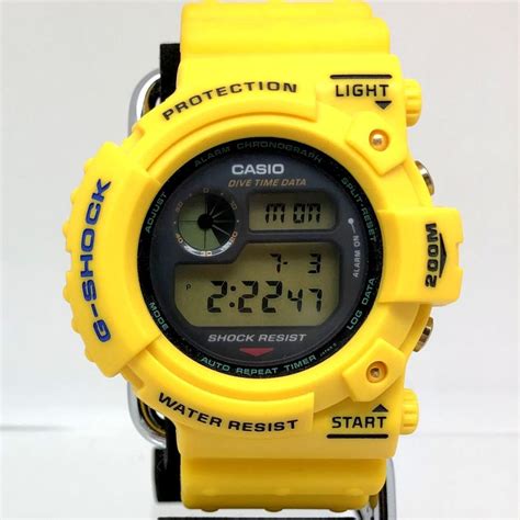 G Shock ジーショック Casio カシオ 腕時計 Dw 6300 9 Frogman フロッグマン クォーツ デジタル イエロー