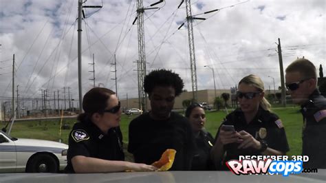 Horny Cops Impaled By Black Huge Cock On The Roof Eporner