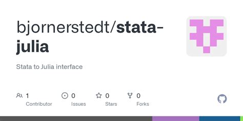 github bjornerstedt stata julia stata to julia interface