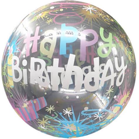 בלון באבל ענק Happy birthday היפהיפ מסיבות יום הולדת