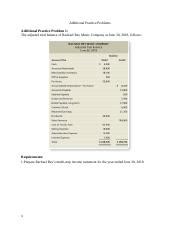 Chapter 5 2301 Additional Practice Problems Docx Additional Practice