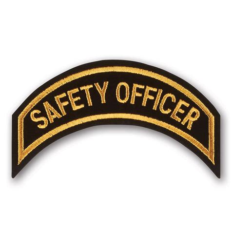 Gold Safety Officer Patch Norscot Hog Store