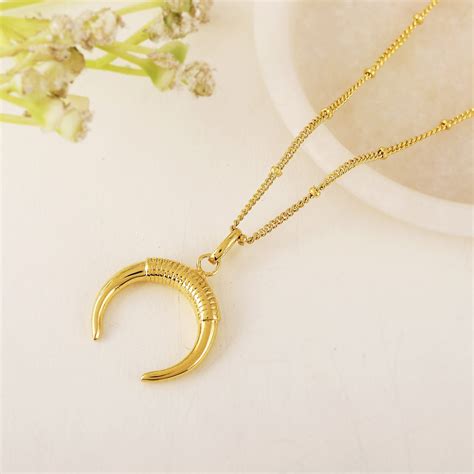 925 Sterling Silver Crescent Moon Necklace Half Moon Necklace Upside
